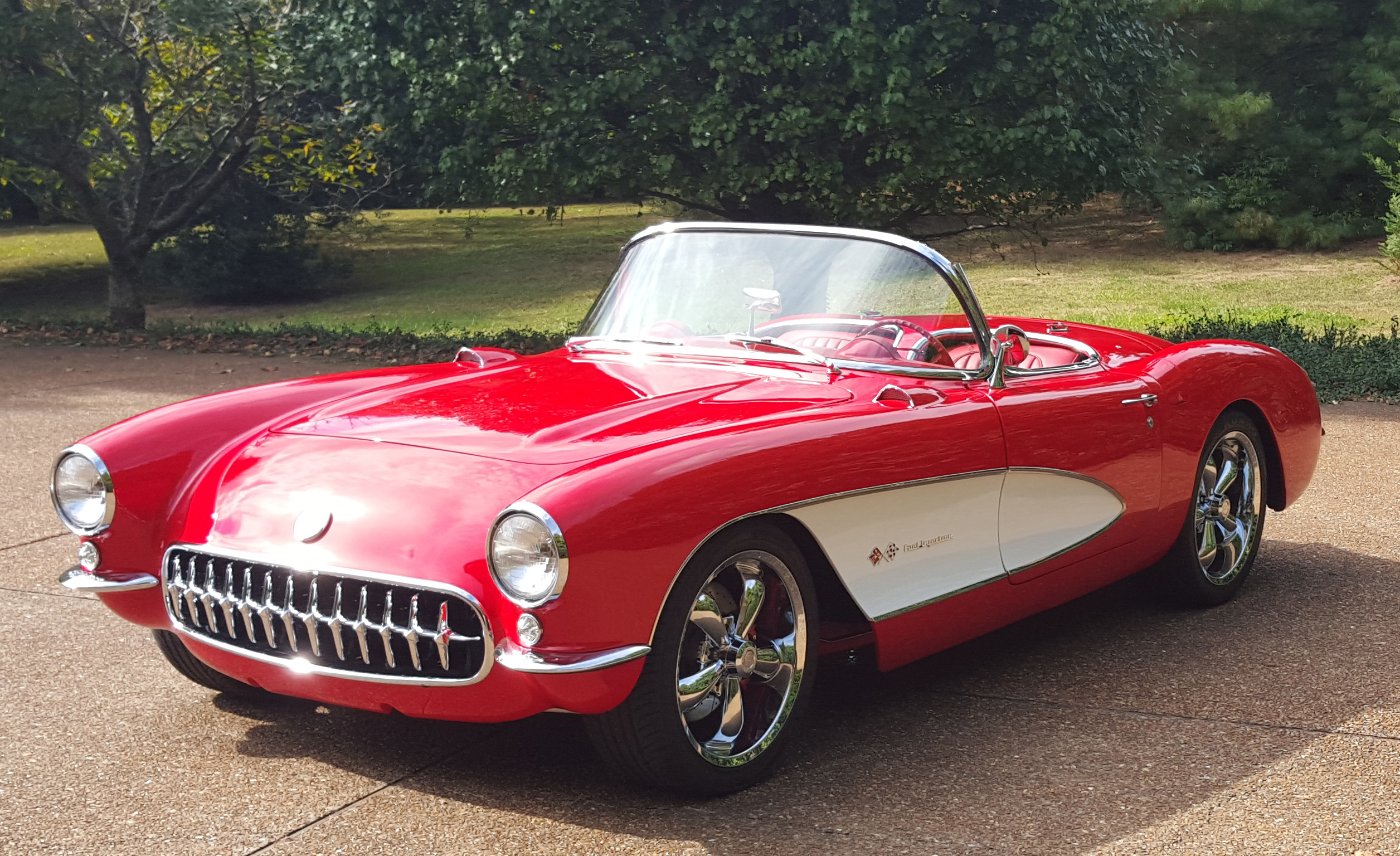 SOLD 1956 Corvette Resto mod 149 000 00 Full Octane Garage